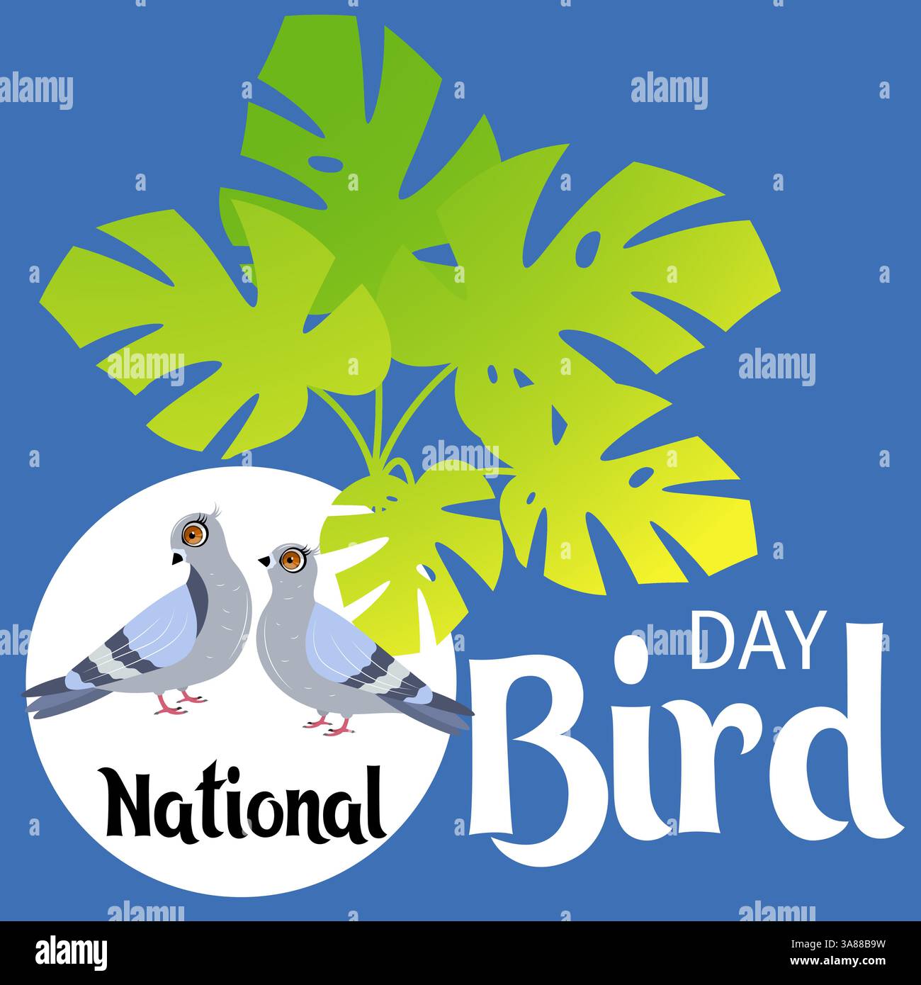 National Bird Day. Celebrating national bird day with bird ...