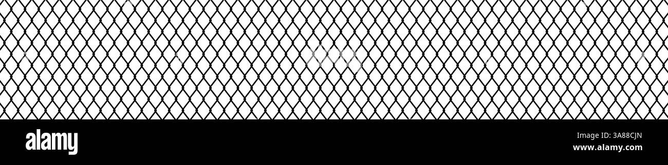 Seamless basketball net pattern, black and white geometric fishnet ...