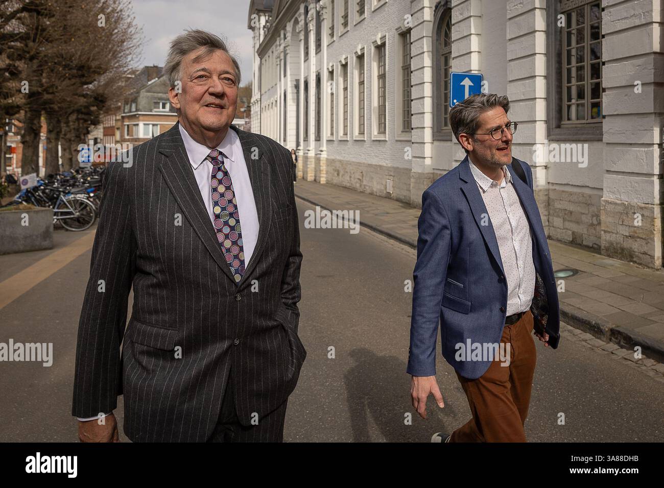 Leuven, Belgium. 28th Mar, 2025. English comedian, director, narrator ...