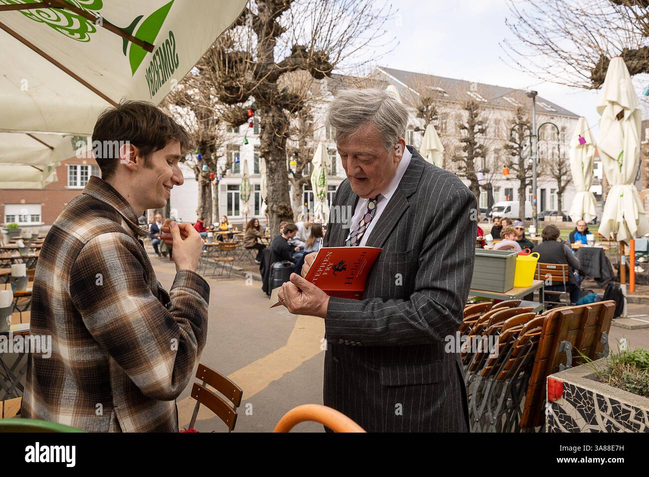 Leuven, Belgium. 28th Mar, 2025. English comedian, director, narrator ...