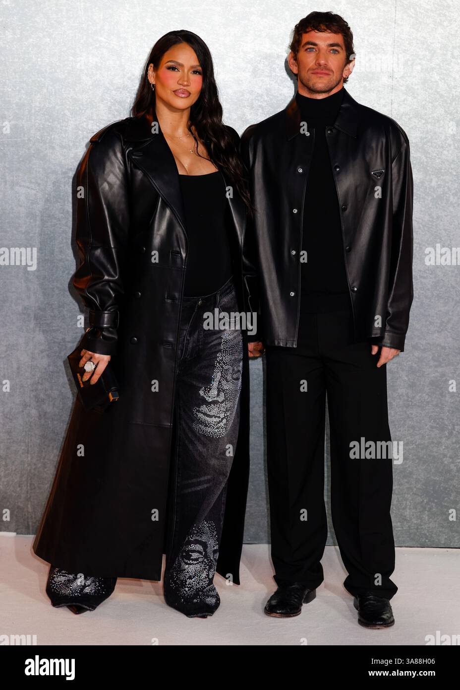 London, UK. 27th Mar, 2025. Cassie and Alex Fine attend the MobLand ...