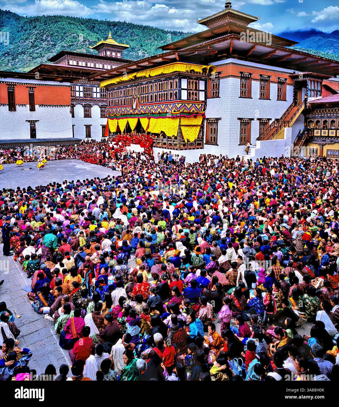BHUTAN. Thimphu Tsechu Festival Stock Photo - Alamy