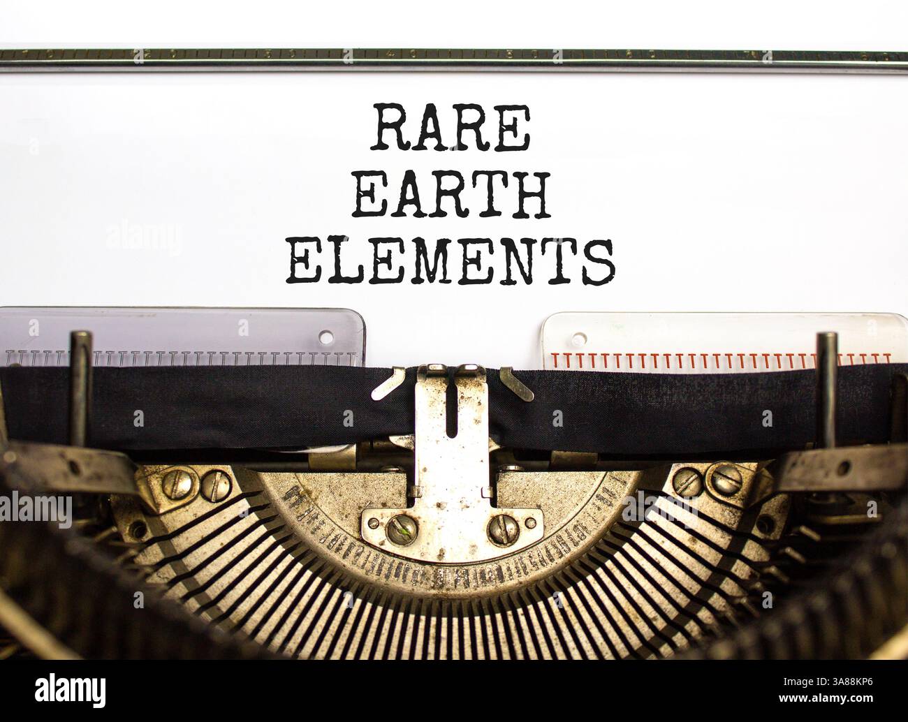 Rare earth elements symbol. Concept words Rare earth elements typed on ...