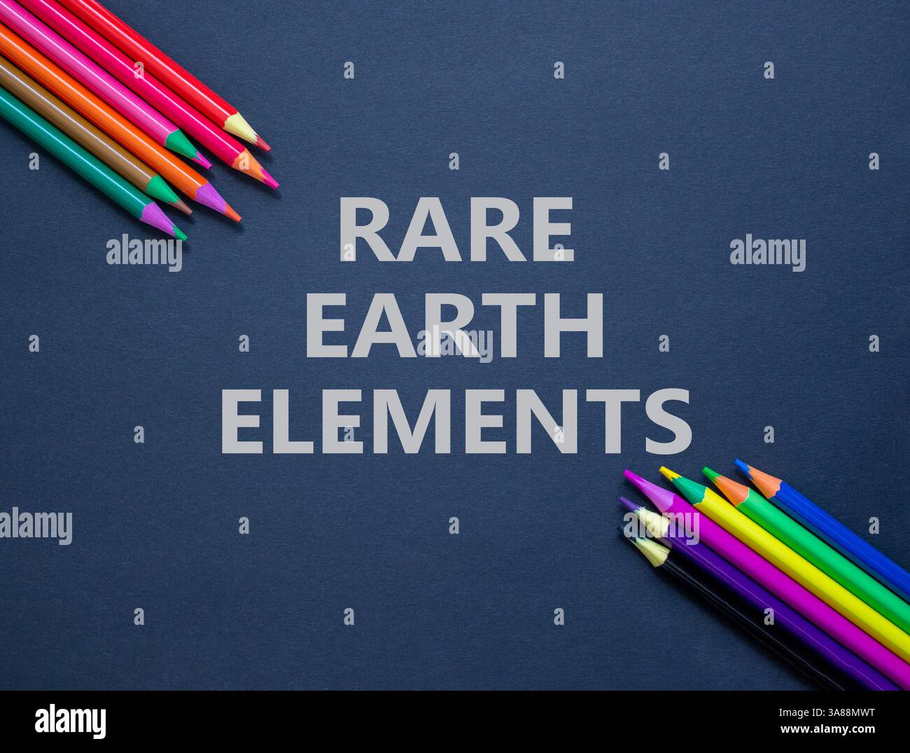 Rare earth elements symbol. Concept words Rare earth elements on ...