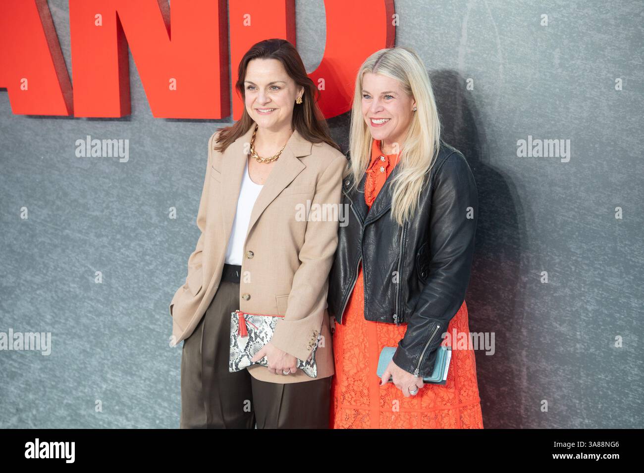 London, UK. 27 Mar, 2025. Pictured: Anna Priest and Cameron Dillavou ...
