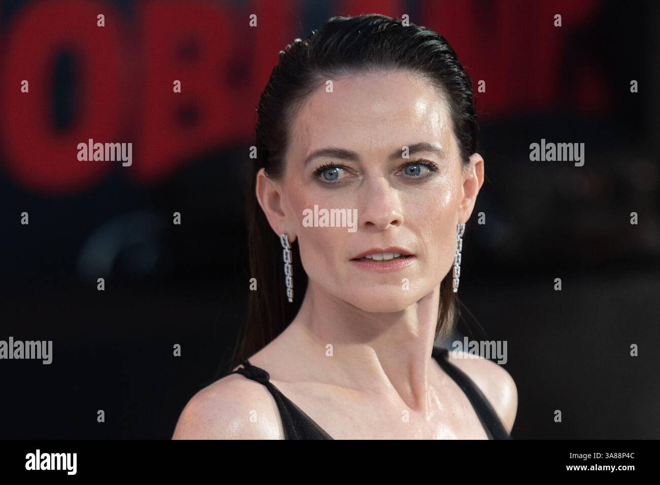 London, UK. 27 Mar, 2025. Pictured: Lara Pulver attends The "Mobland ...