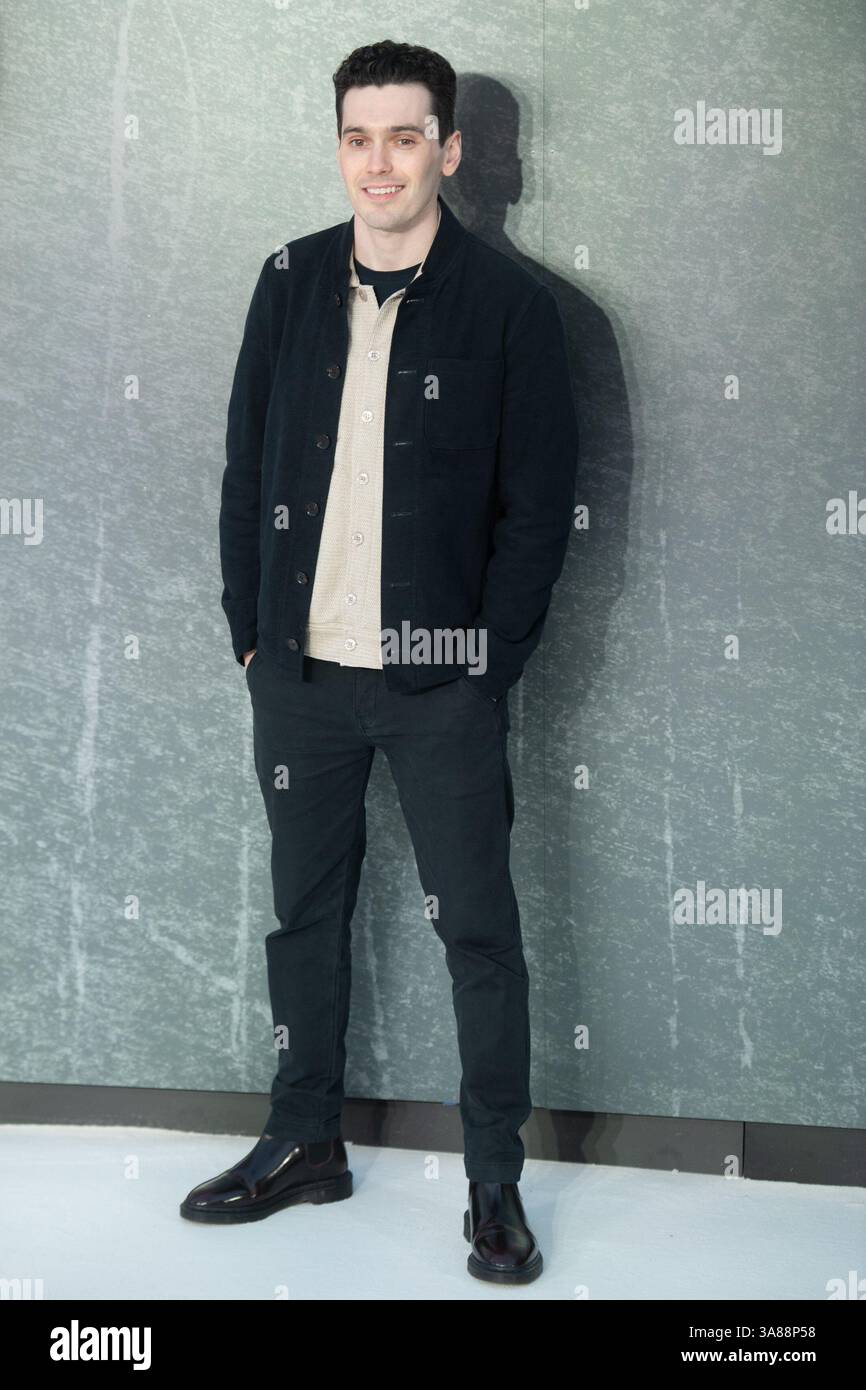 London, UK. 27 Mar, 2025. Pictured: Jack Rowan attends The "Mobland ...