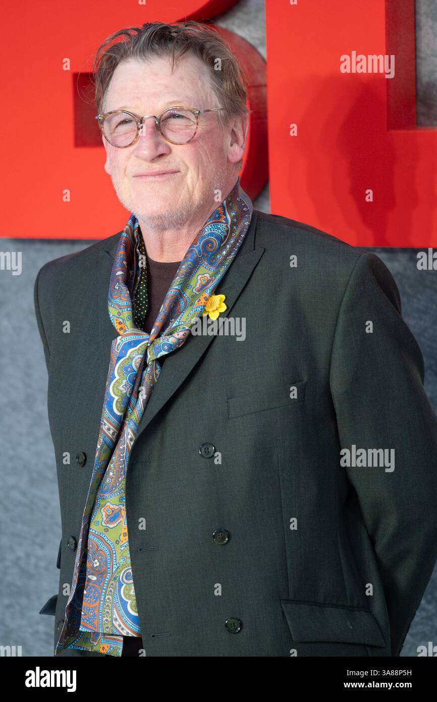 London, UK. 27 Mar, 2025. Pictured: Geoff Bell attends The "Mobland ...