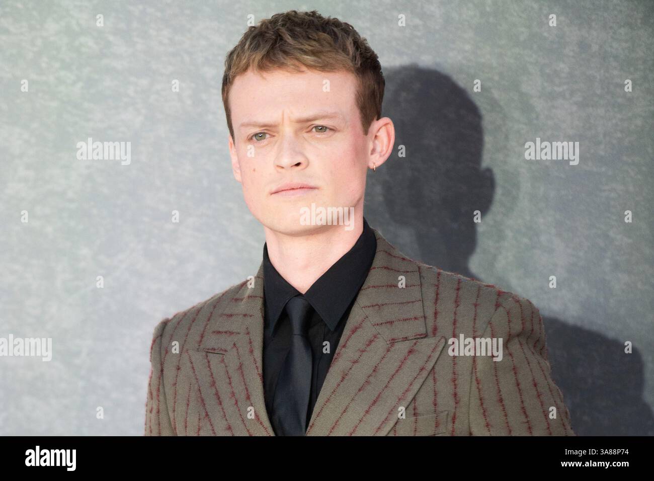 London, UK. 27 Mar, 2025. Pictured: Anson Boon attends The "Mobland ...