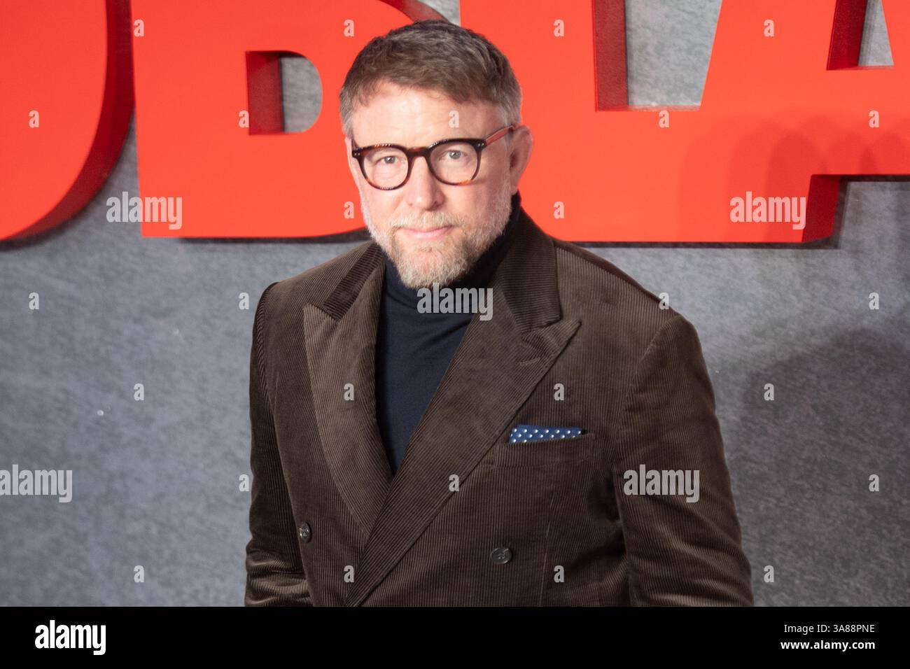 London, UK. 27 Mar, 2025. Pictured: Guy Ritchie attends The "Mobland ...