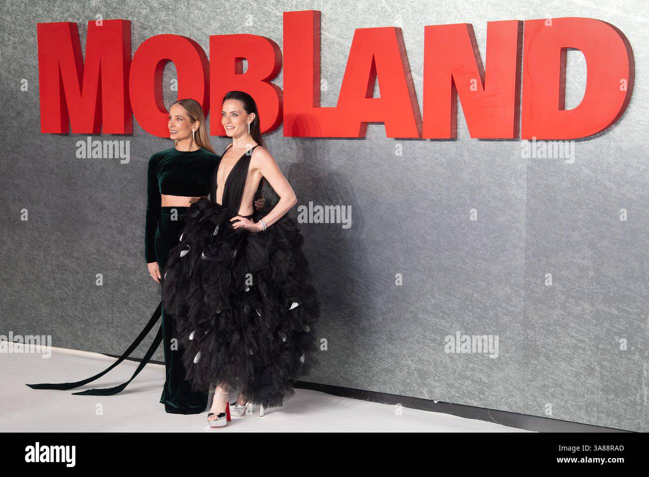 London, UK. 27 Mar, 2025. Pictured: (L-R) - Joanne Froggatt and Lara ...