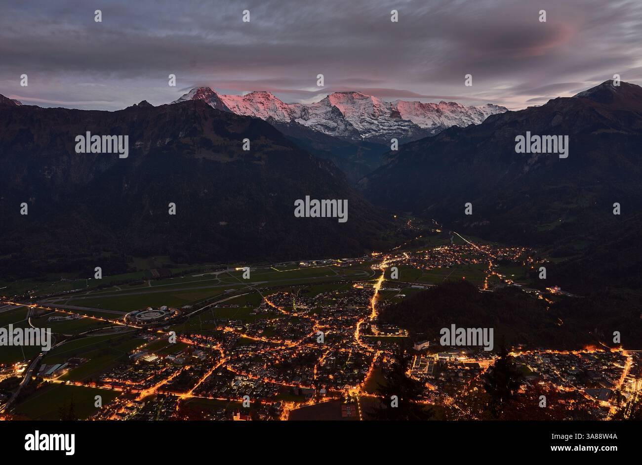 Stunning night view interlaken hi-res stock photography and images - Alamy