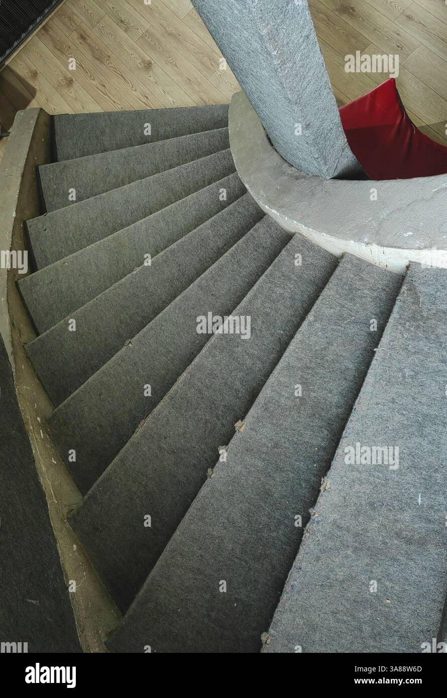 Curved Descent – Timeless Steps Stock Photo - Alamy