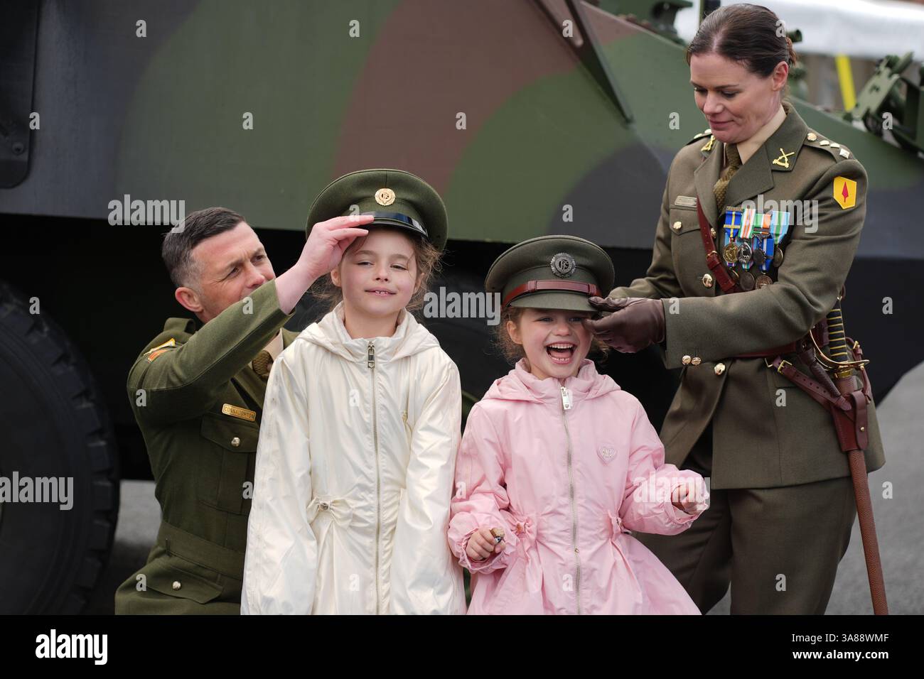 Cpt Kira Connaughton and her husband Sgt Dave Connaughton with their ...