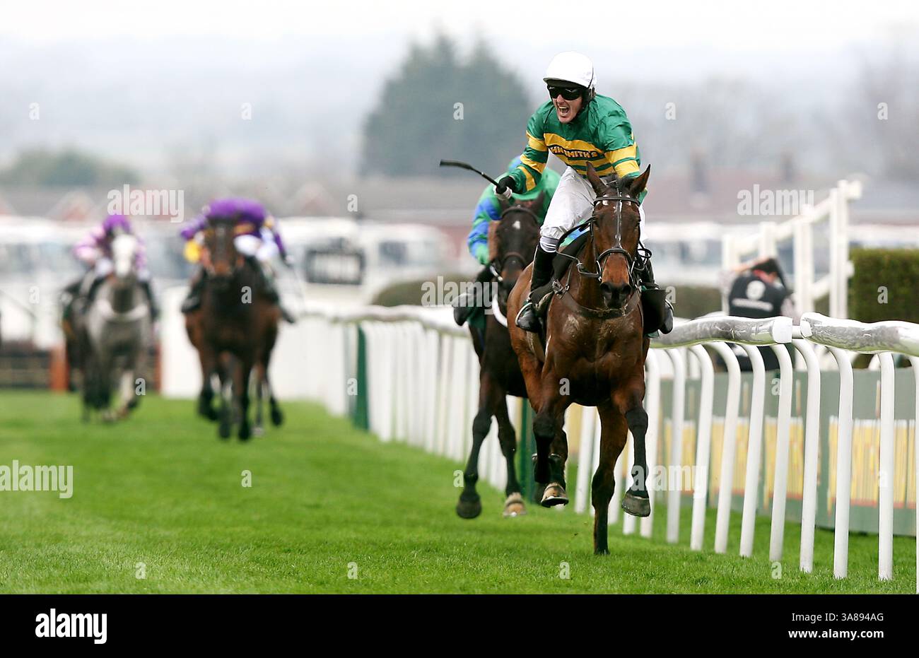 File photo dated 10-04-2010 of Tony McCoy winning the Grand National on ...