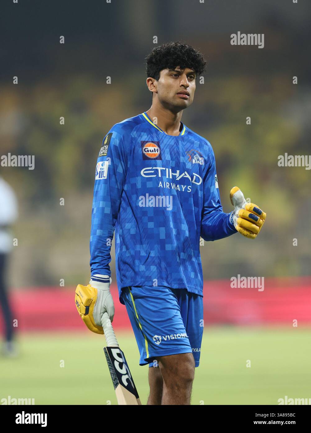 Chennai, India. 28th Mar, 2025. Cricket: IPL 2025 : Chennai Super Kings (CSK) Royal Challengers ...