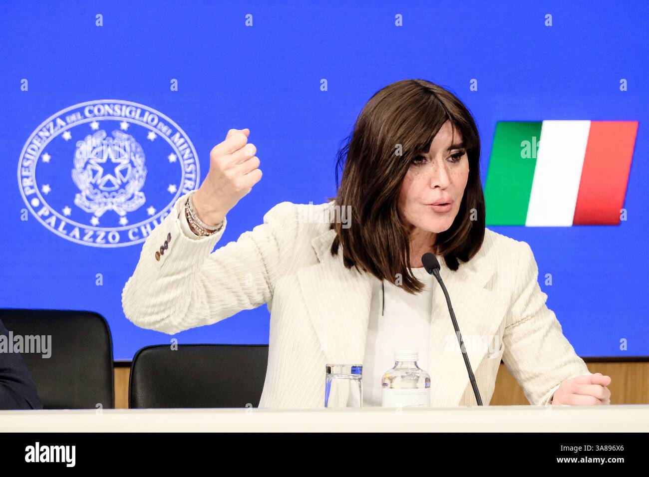 Roma, Italia. 28th Mar, 2025. Anna Maria Bernini Ministro dell ...