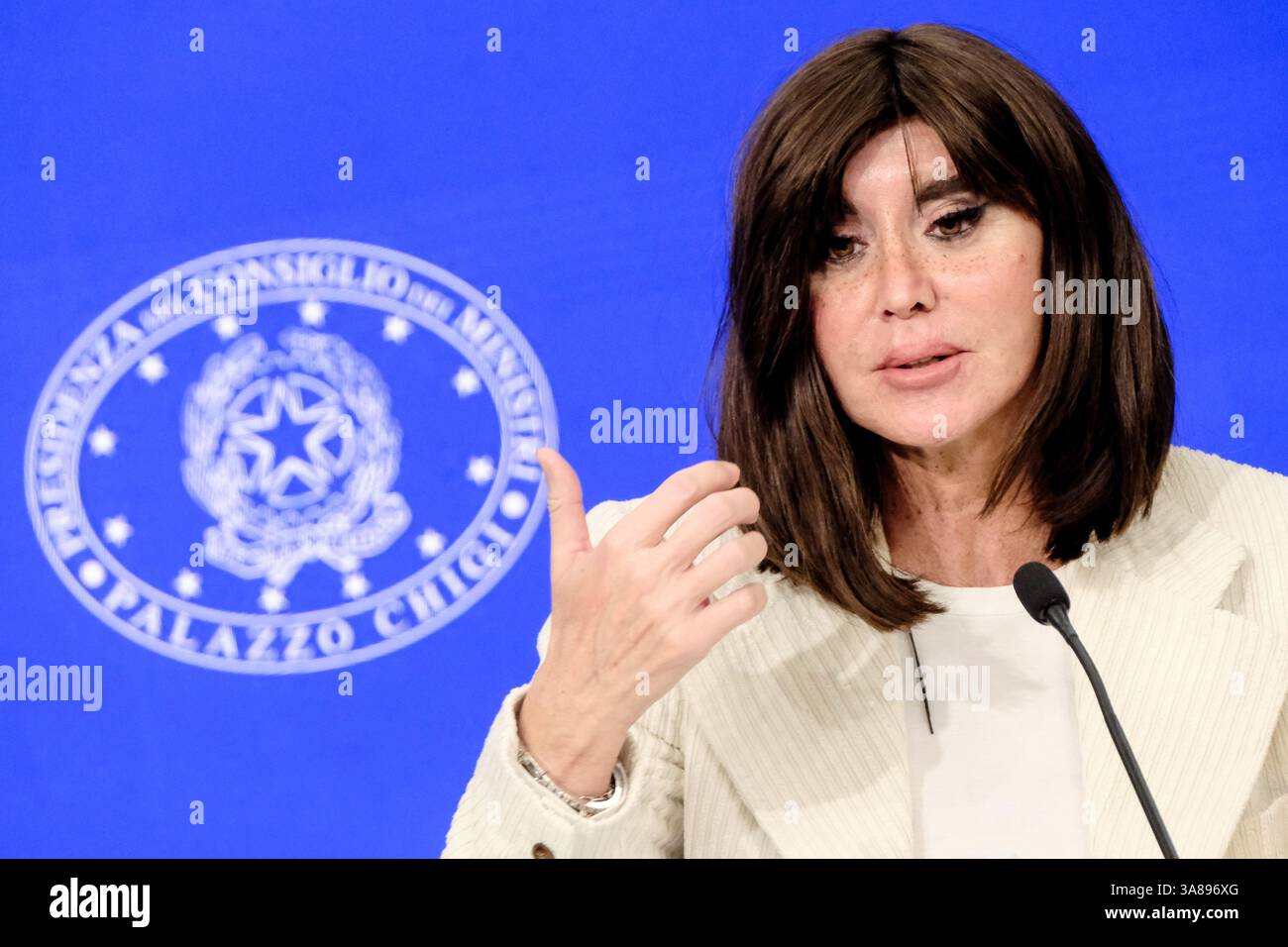 Roma, Italia. 28th Mar, 2025. Anna Maria Bernini Ministro dell ...