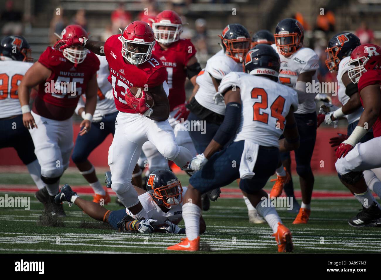 September 16, 2017 - Piscataway, New Jersey, U.S - Rutgers Scarlet ...