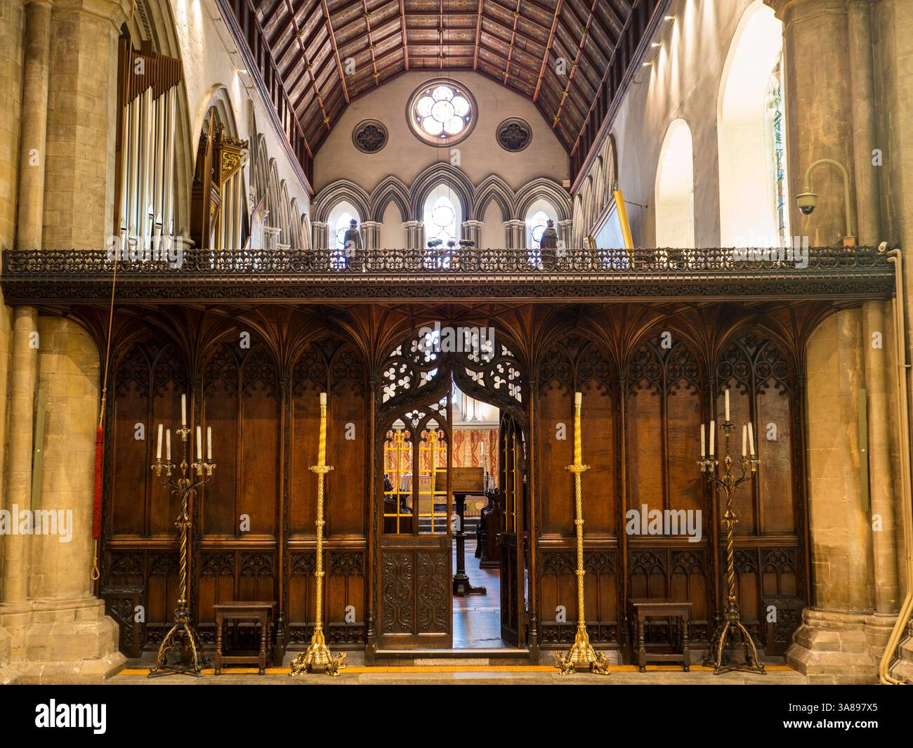 Inside, Jesus College Chapel, Jesus College, University of Cambridge ...