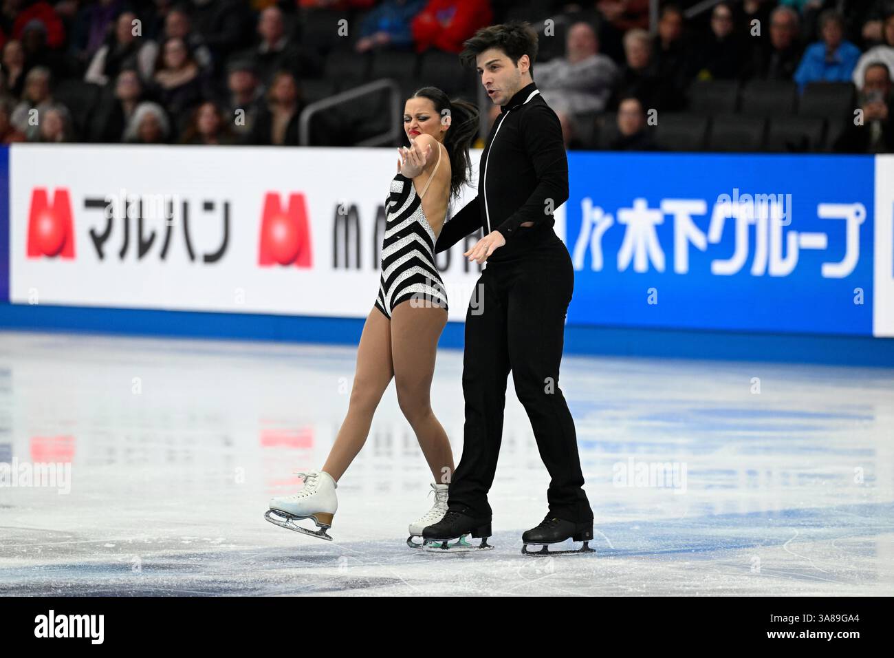Boston, Mass. 28th Mar, 2025. Katarina Delcamp and Berk Akalin of ...