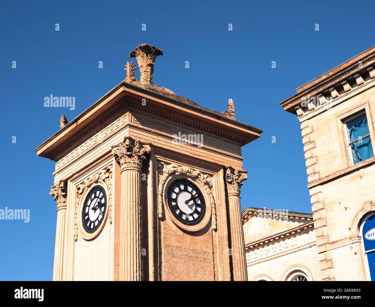The Historic Sims Clock, Four Clocks, Stroud, Gloucestershire, England ...