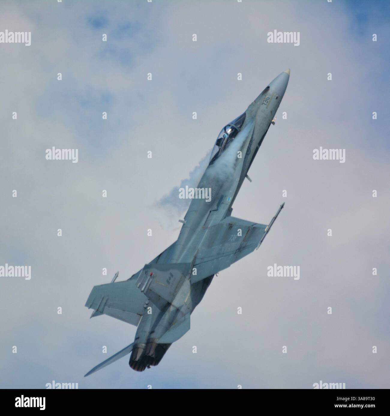 False cockpit painted on bottom of aircraft hi-res stock photography ...