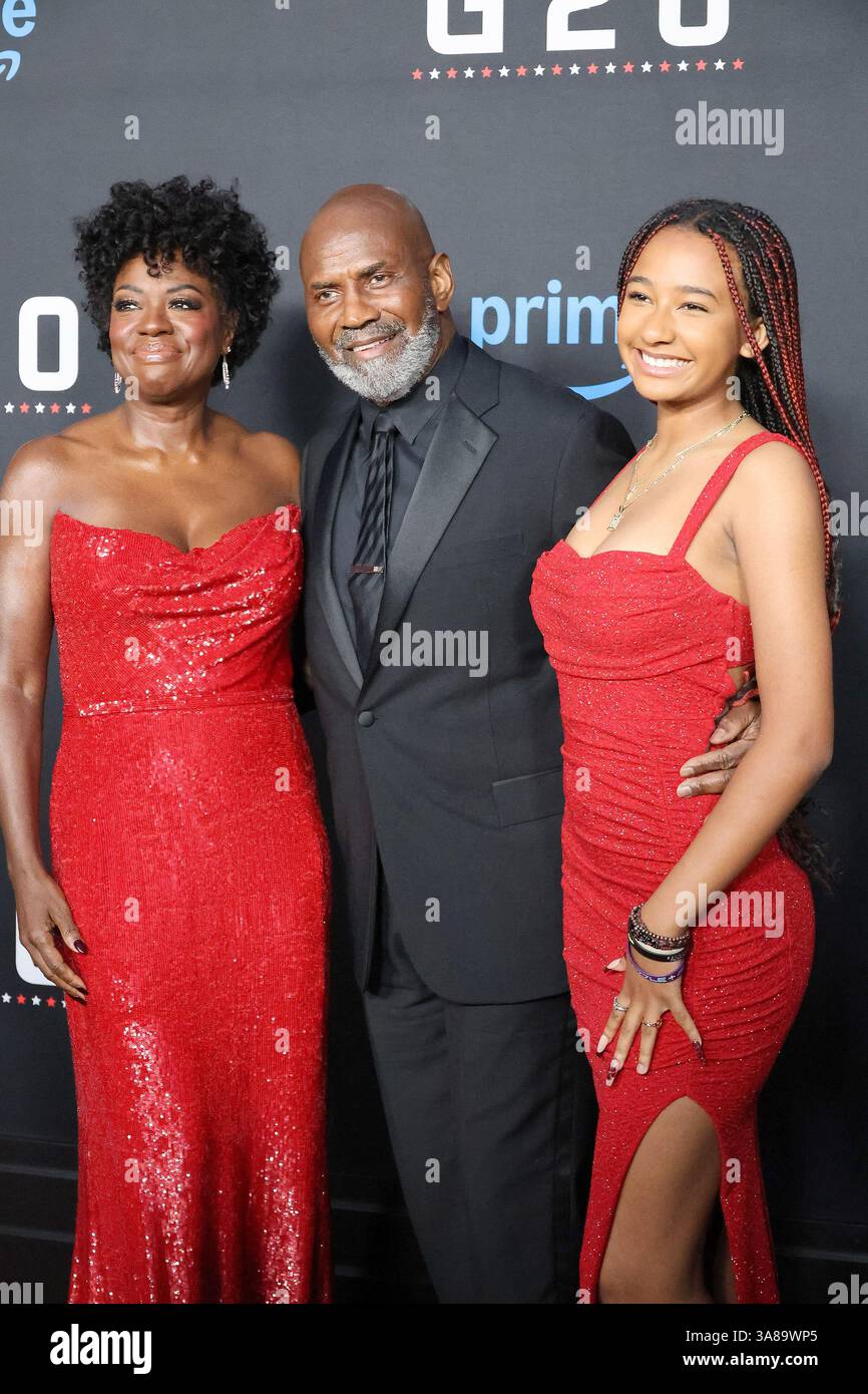 March 27, 2025, Los Angeles, California, USA: Viola Davis, Julius ...