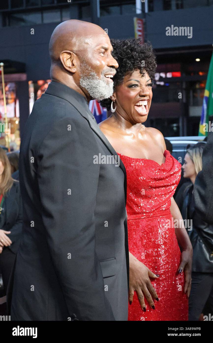 March 27, 2025, Los Angeles, California, USA: Viola Davis, Julius ...