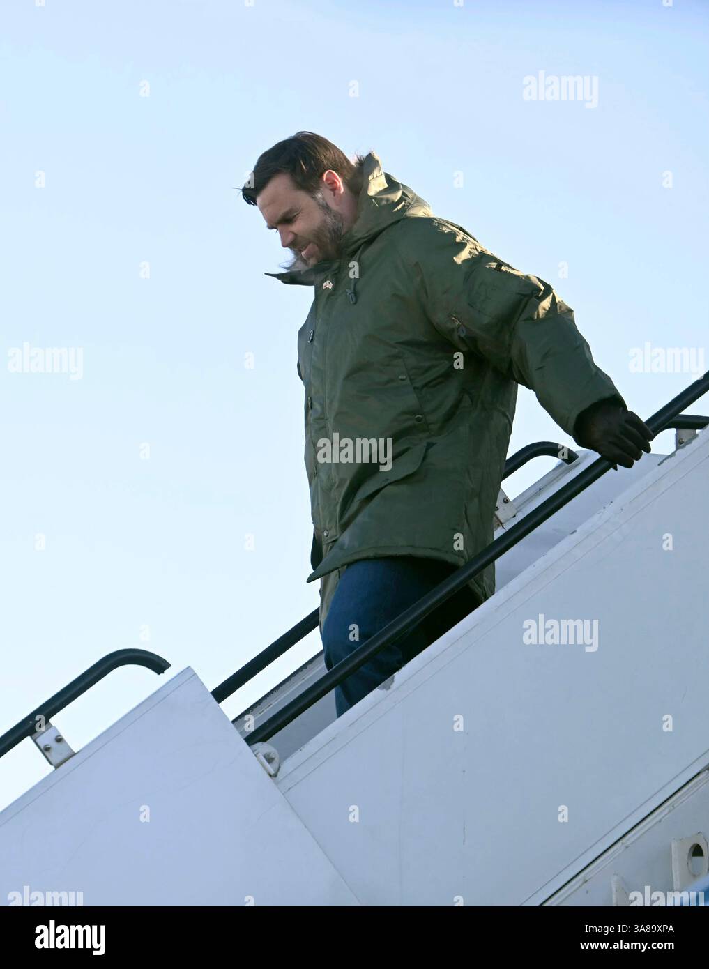 Vice President JD Vance arrives at Pituffik Space Base in Greenland ...