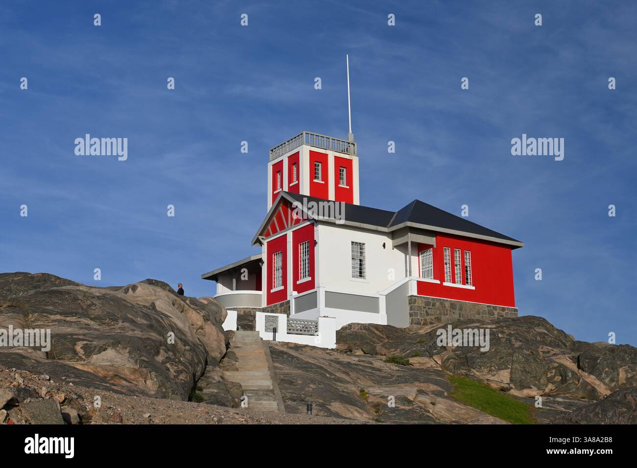 Old German colonial buildings in Luderitz, Namibia Stock Photo - Alamy