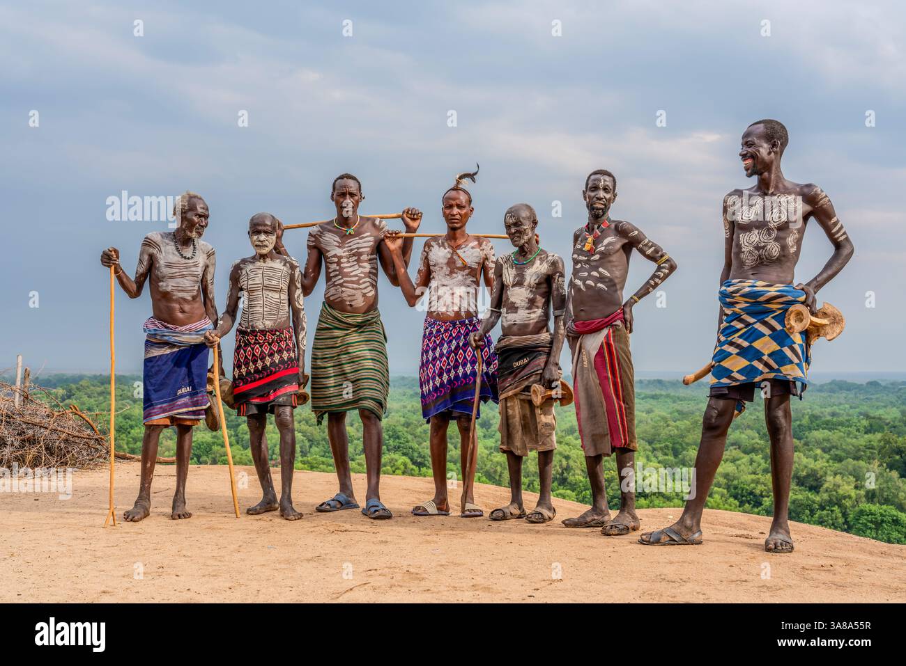 Karo men in traditional dress hi-res stock photography and images - Alamy