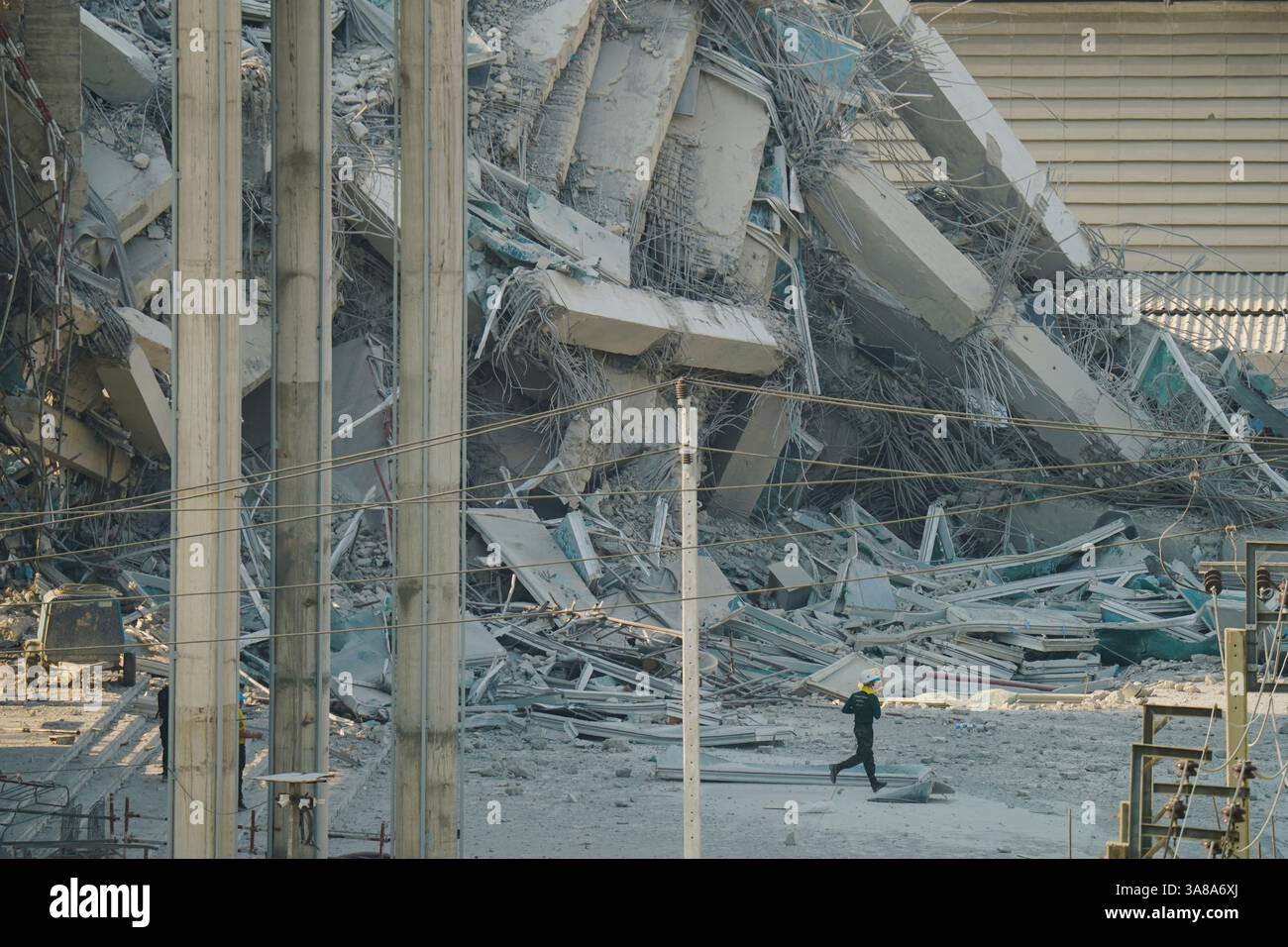 Bangkok, Thailand. 28th Mar, 2025. General view of the 34-story ...