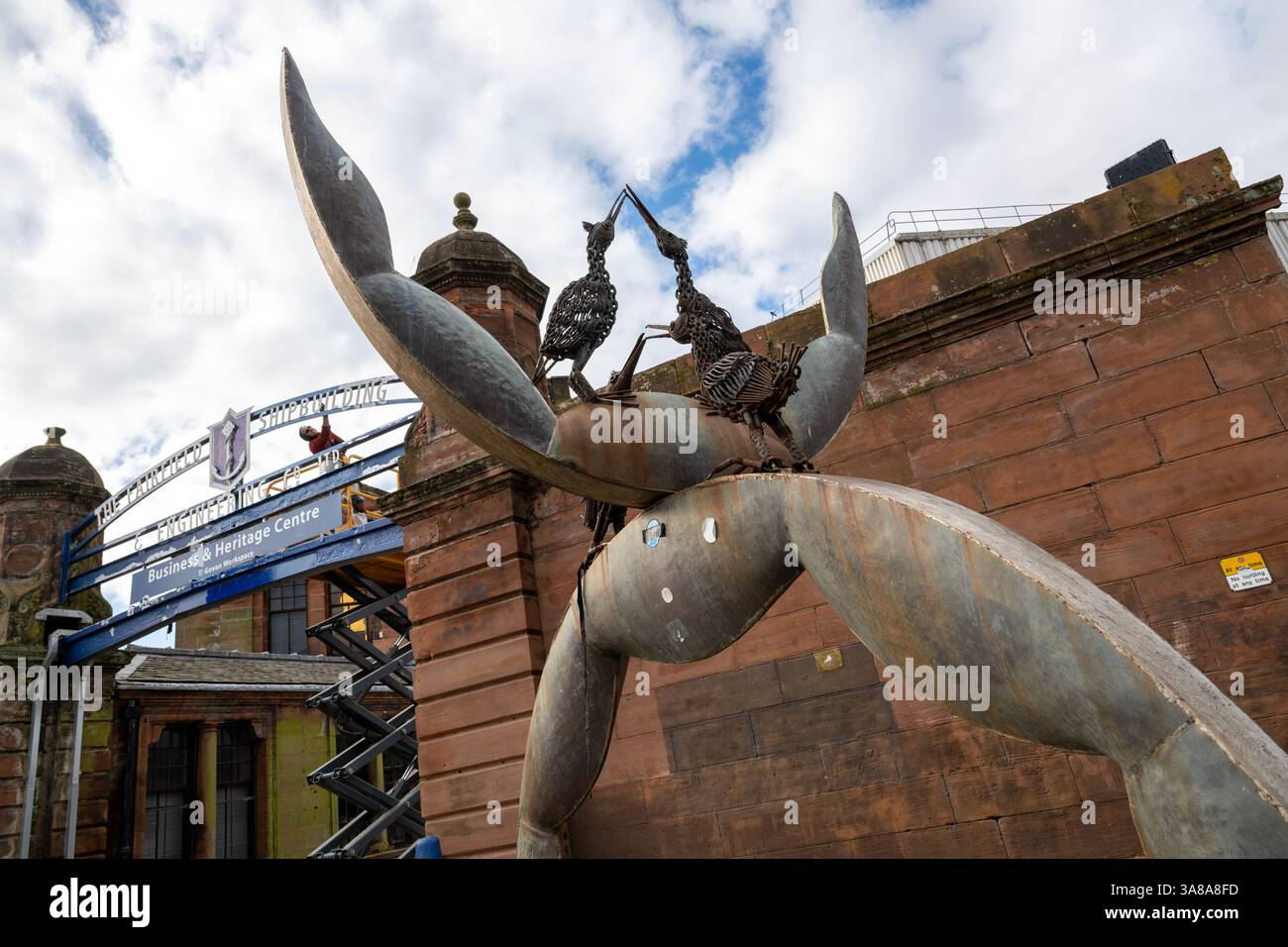 Fairfield Heritage centre, Shipbuilding museum with the Govan Milestone ...