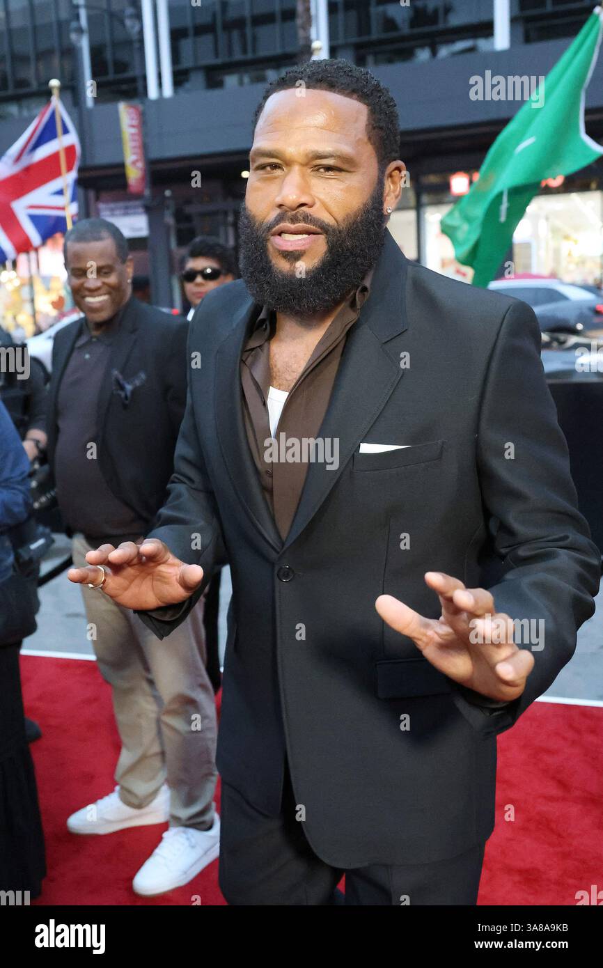 March 27, 2025, Los Angeles, California, USA: Anthony Anderson at the ...
