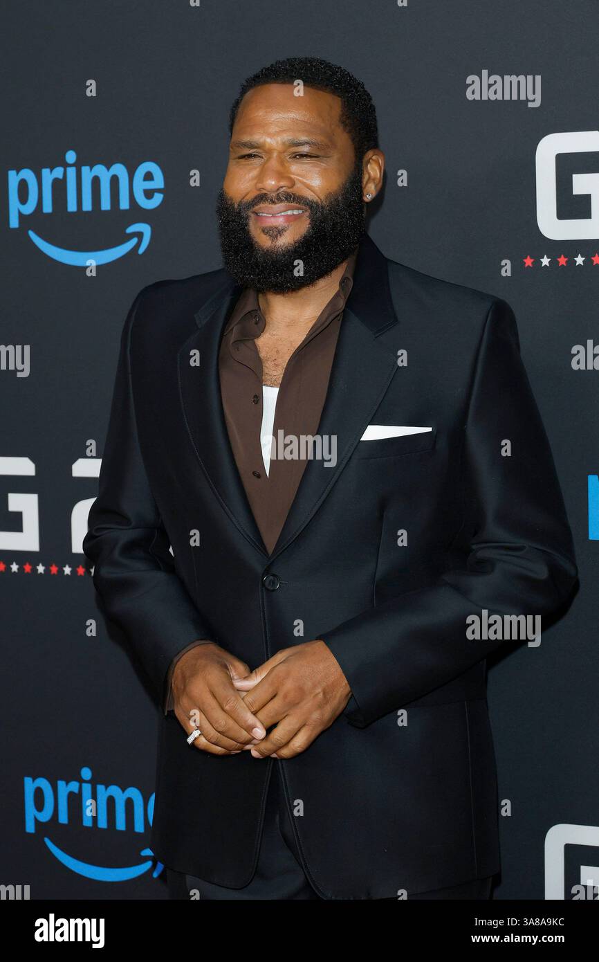 March 27, 2025, Los Angeles, California, USA: Anthony Anderson at the ...