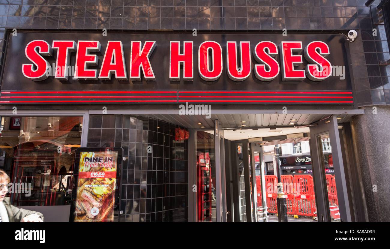 Angus Steak House, Leicester Square Restaurant, London, WC2, England ...