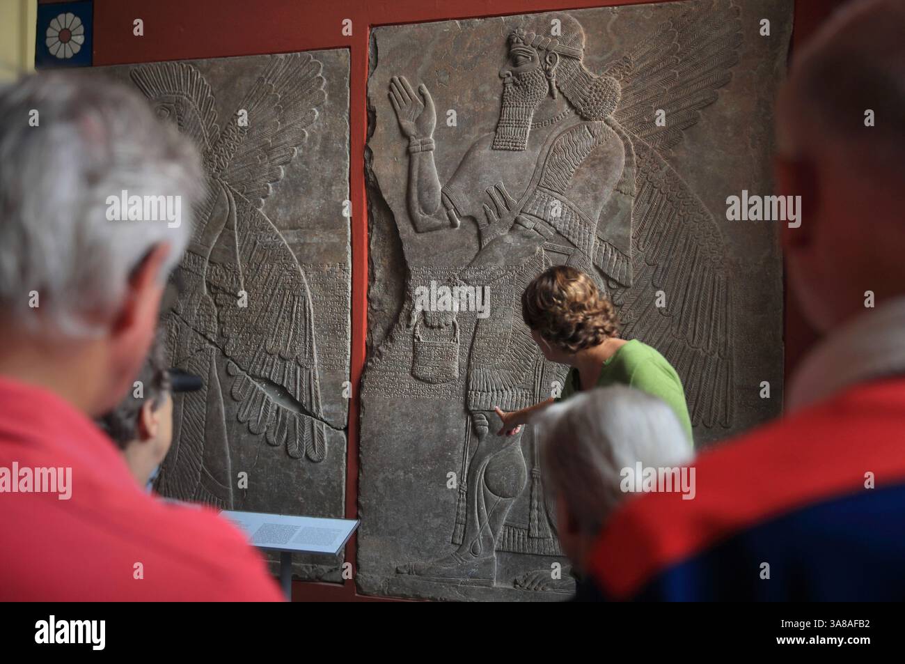 October 14, 2014 - Berlin, Germany - Visitors looking at the Persepolis ...