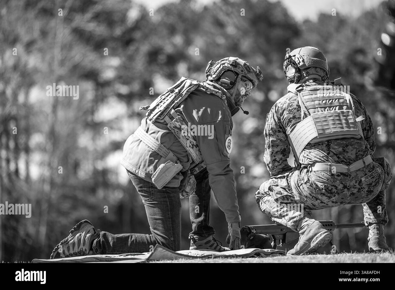 JD Vance, the Vice President of the United States shoots the M107 .50 ...
