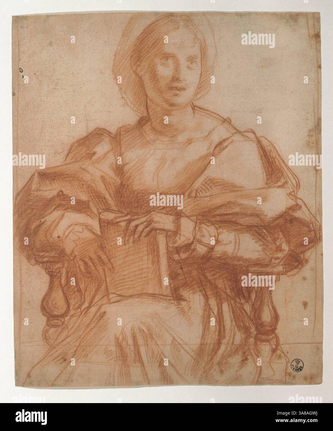 d'Agnolo Andrea known as Andrea del Sarto, Portrait of a Sitting Woman ...