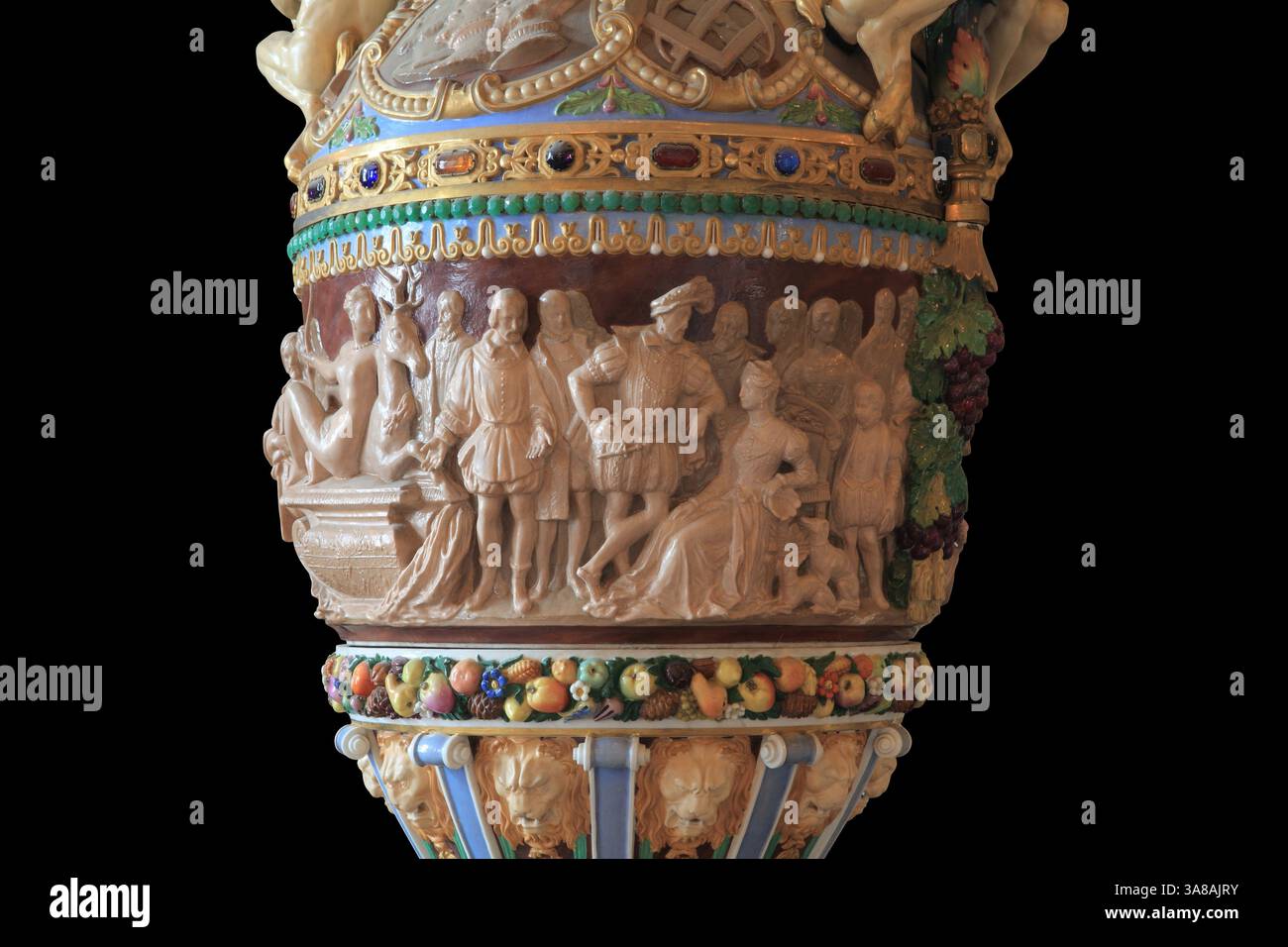 April 30, 2014 - Chateau De Fontainebleau, France - Large Sevres ...