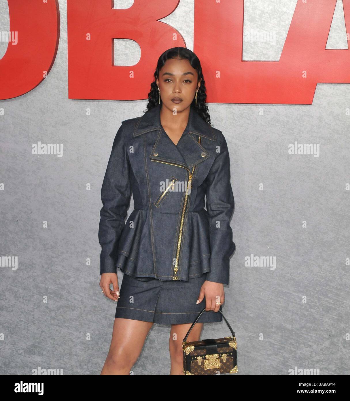 London, UK. 27th Mar, 2025. Jasmine Jobson at the "MobLand" global ...