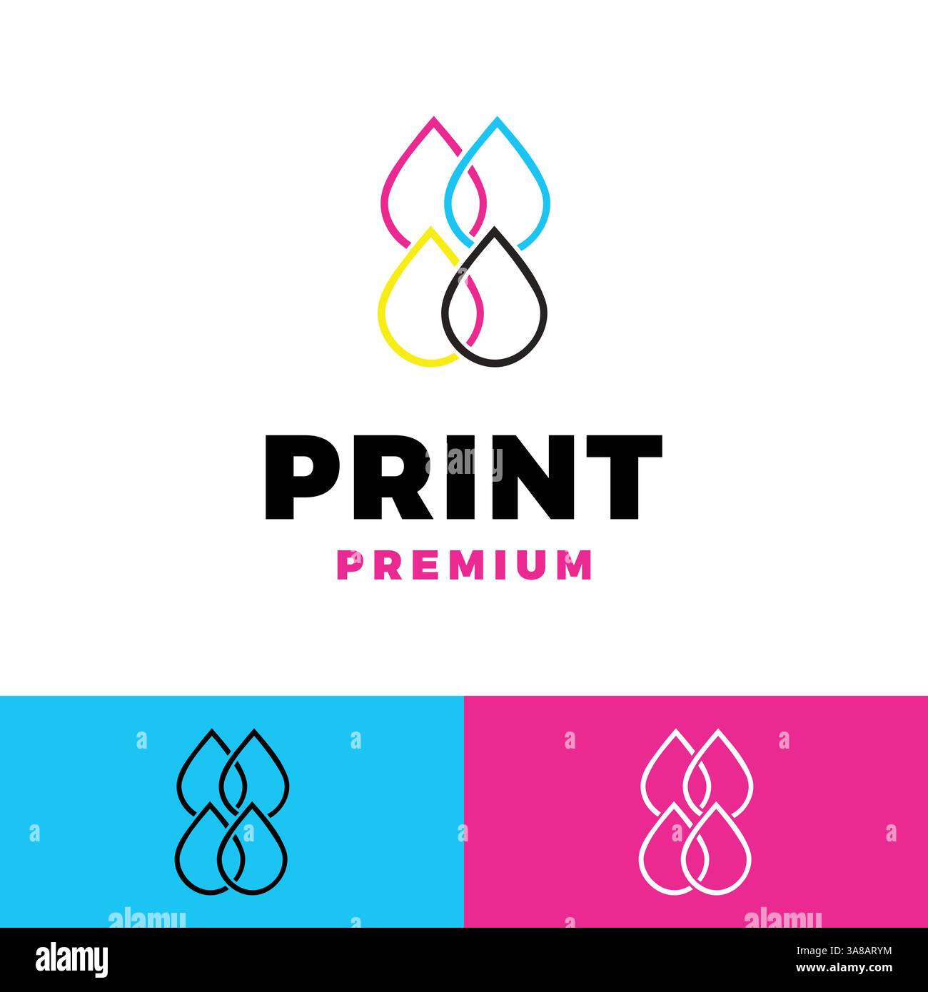 digital print icon vector logo template illustration design Stock ...