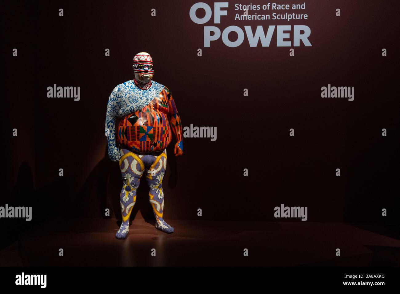 The sculpture DNA Study Revisited by artist Roberto Lugo, part of the ...