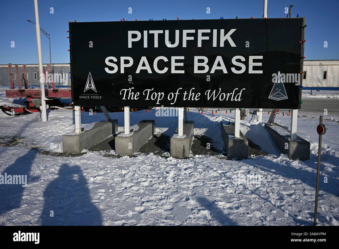 Pituffik Space Base is pictured as Vice President JD Vance visits, Friday, March 28, 2025, in ...