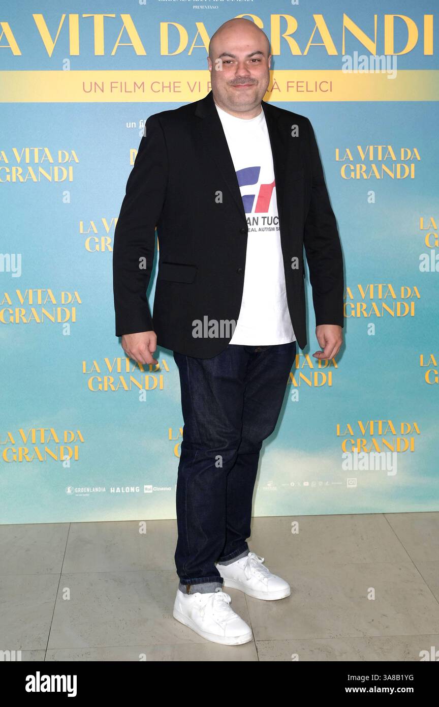 Yuri Tuci beim Photocall zum Kinofilm La vita da grandi im Cinema ...