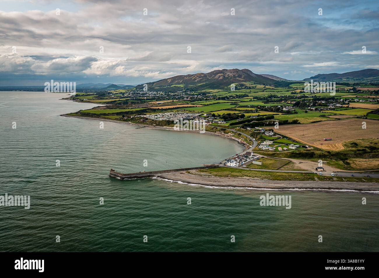 Lovely Aerial View over Gyles Quay, Dundalk, Louth, Republic of Ireland ...