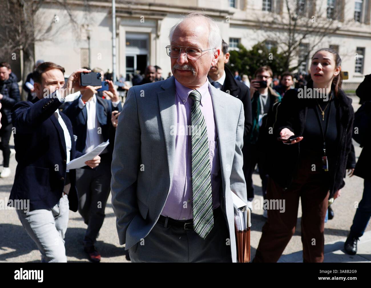 Newark, United States. 28th Mar, 2025. Government Attorney August ...