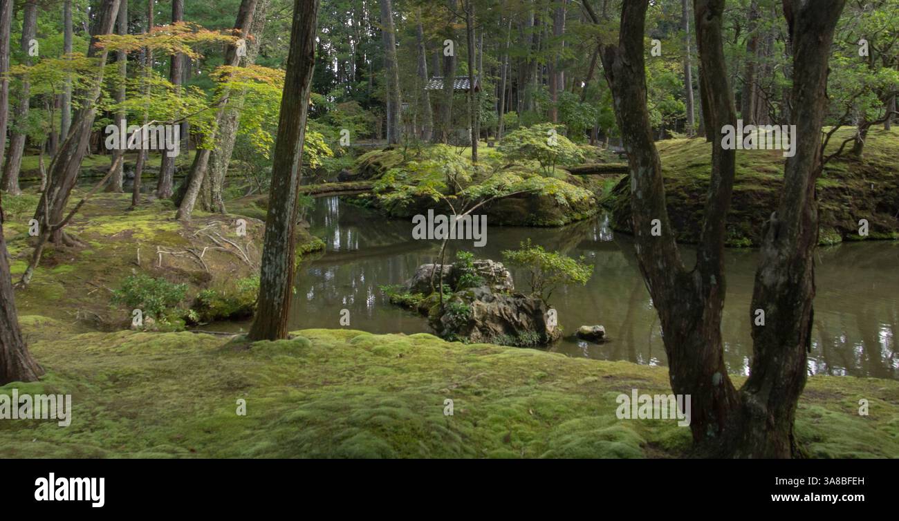 Saihoji | Kokedera (Moss Temple). Zen Temple at Kyoto Stock Photo - Alamy