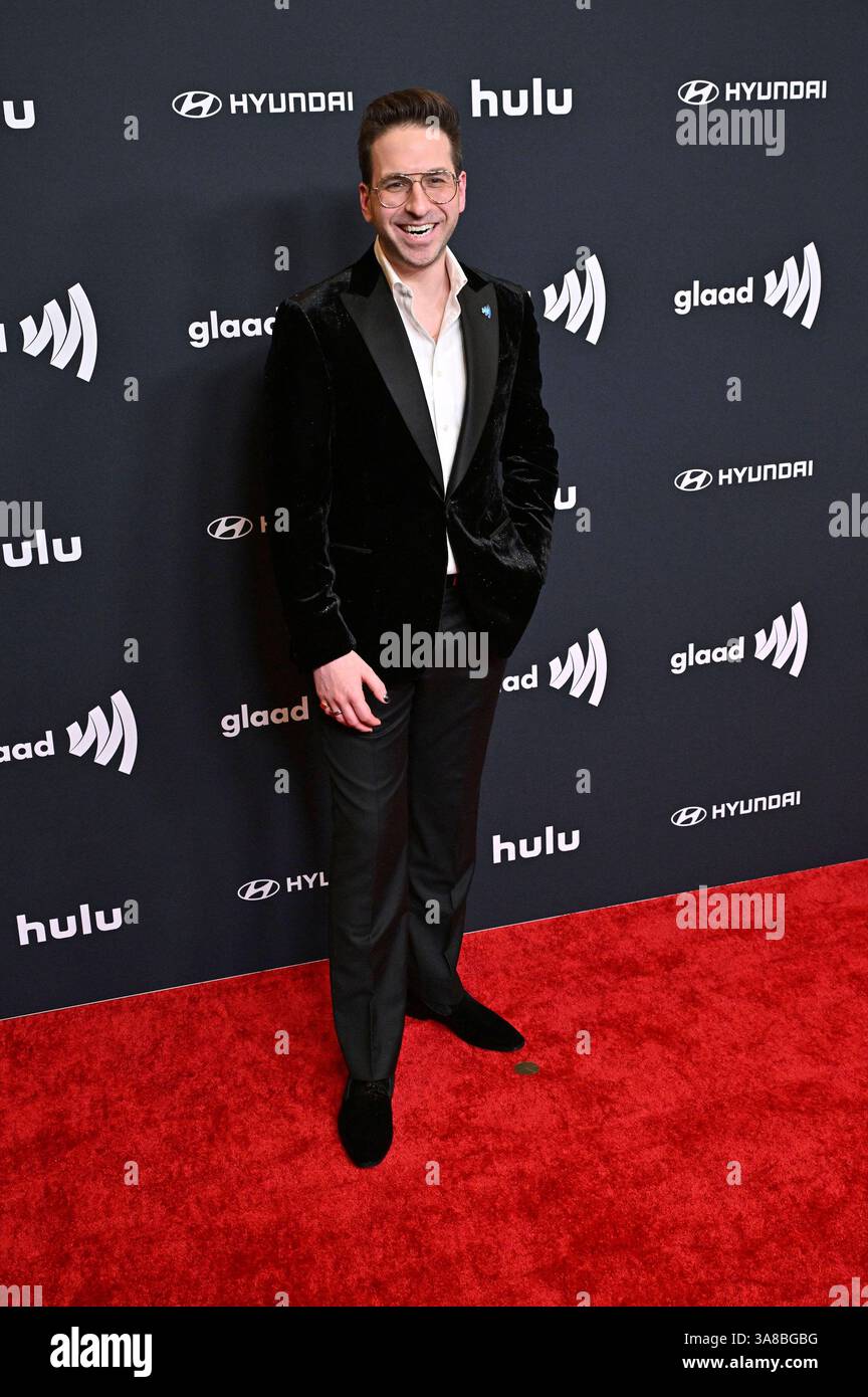 Matthew Zaccagni bei der 36. Verleihung der GLAAD Media Awards 2025 im ...